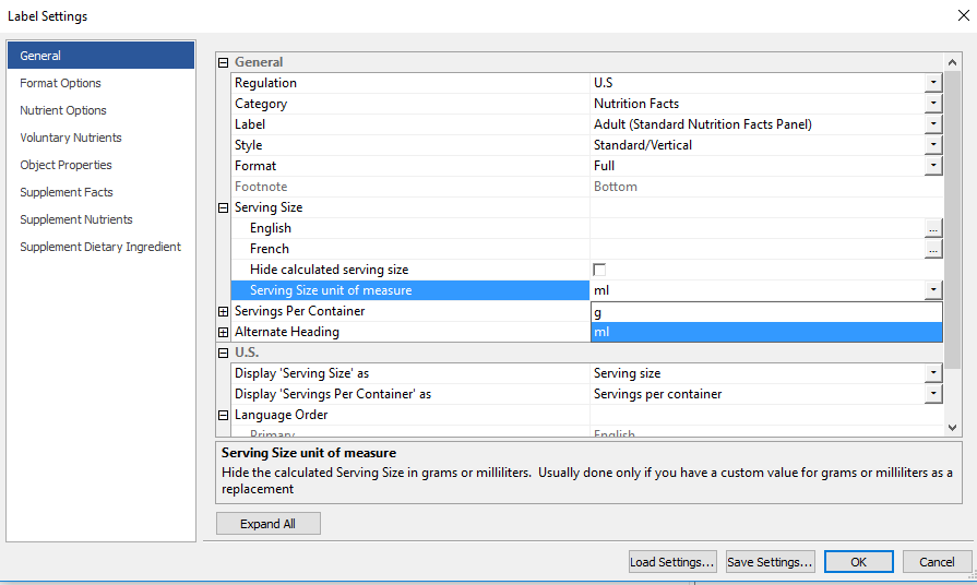 How do I change serving size to mL on my nutrition facts label? – KB ...